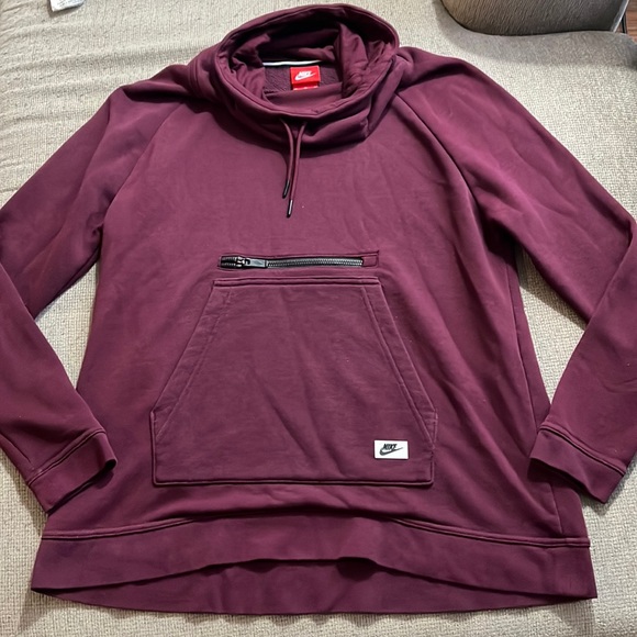 Nike | Tops | Nike Cowl Neck Sweatshirt | Poshmark